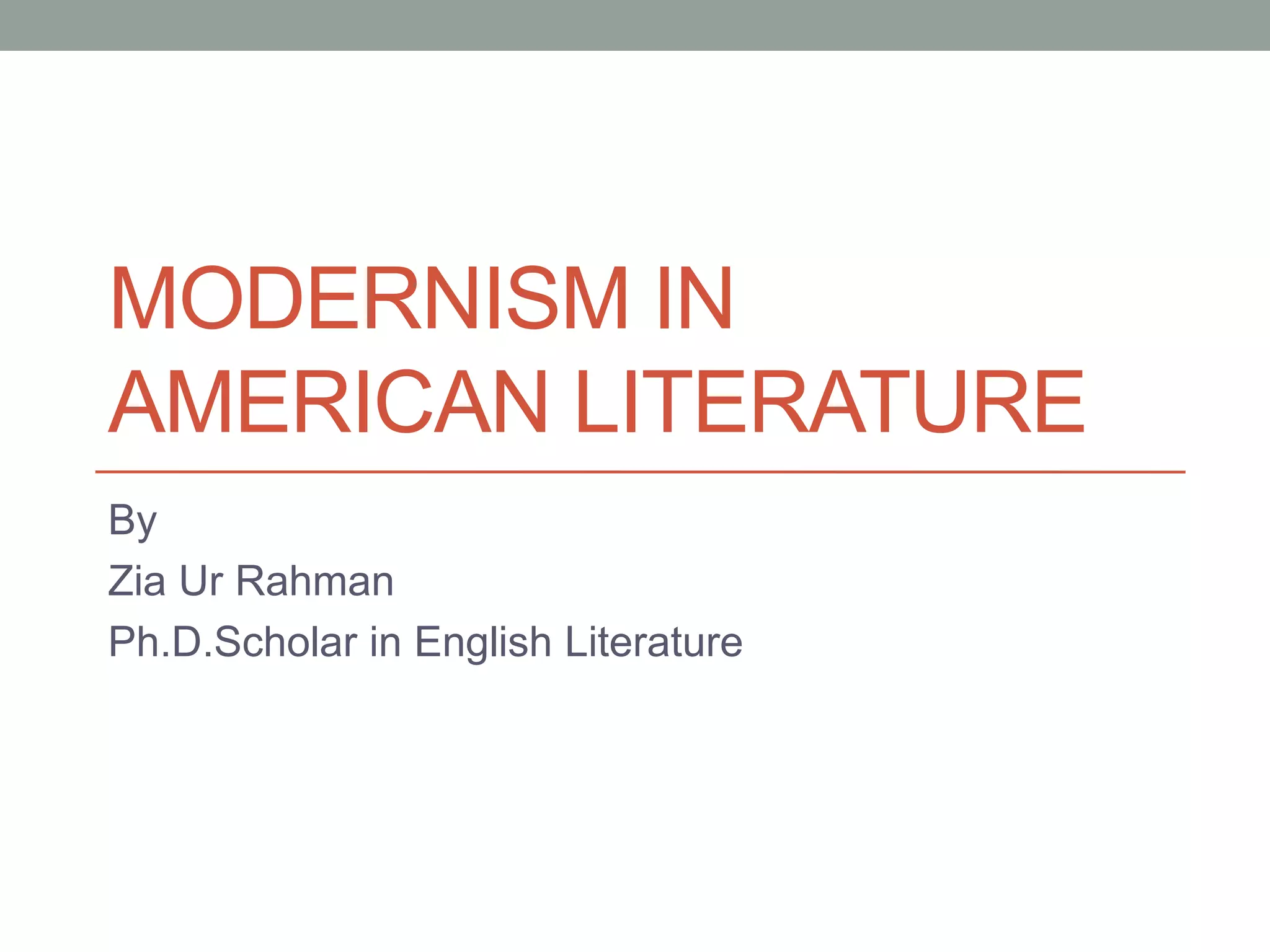 Modernism in American Literature.pptx