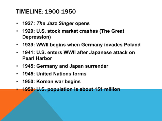 Introduction to Modern Literature 1900-1950 | PPT