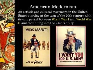 Modernism in USA | PPTX
