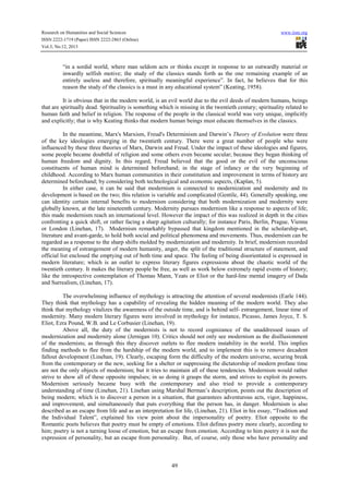 Modernism, modernity and modernisation | PDF