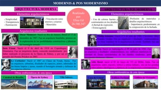 Modernismo & postmodernismo | PPTX