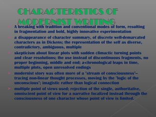 Modernism and modern poetry | PPT