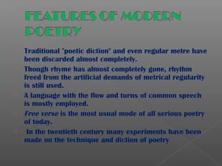 Modernism and modern poetry | PPT