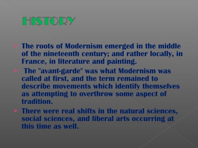 Modernism and modern poetry | PPT