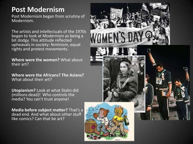 Modernism vs post modernism | PPTX | Modern Art | Fine Art