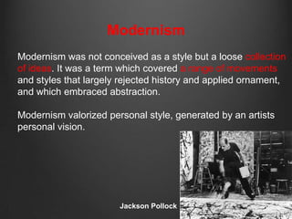 Introduction to Modernism week 1 | PPTX