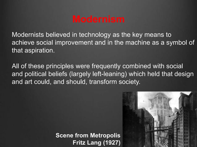 Introduction to Modernism week 1 | PPTX