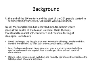 Modernism (W.B. Yeats & T.S. Eliot) | PPT