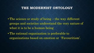 Modernist-Organization-Theory-Final.pptx
