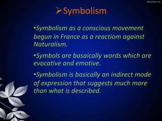 Literary Tendencies Of The Modern Age | PPT