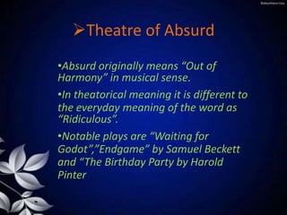 Literary Tendencies Of The Modern Age | PPT