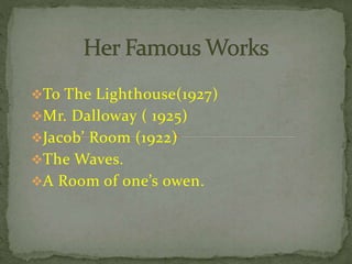 characters sketch of mrs Ramsy and Lily Briscoe | PPT
