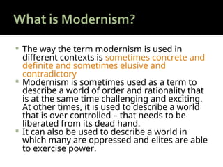 Modernist Organization Theory: Back to the Future? | PPT