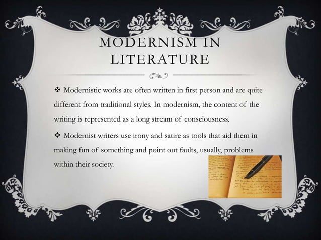Modernist period in english | PPTX | Poetry | Books and Literature