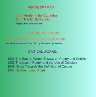 Modernist poetry | PPT