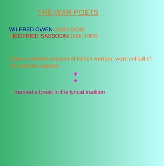 Modernist poetry | PPT