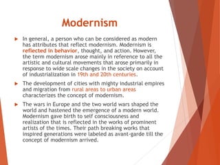 Modernity | PPTX