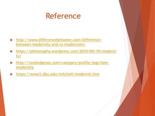 Modernity | PPT