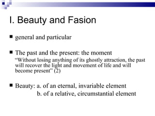 Modernity, Flaneur, And The City 1 | PPT