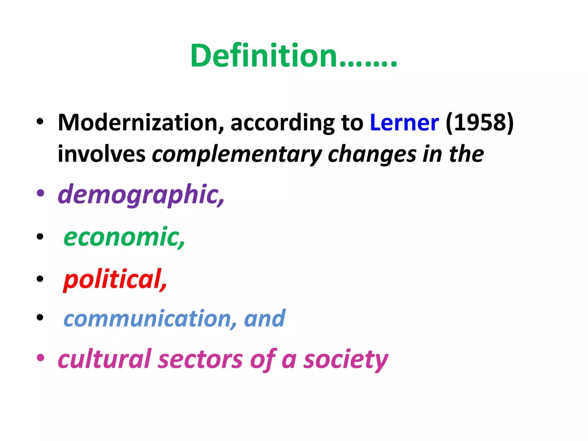 Modernization | PPTX