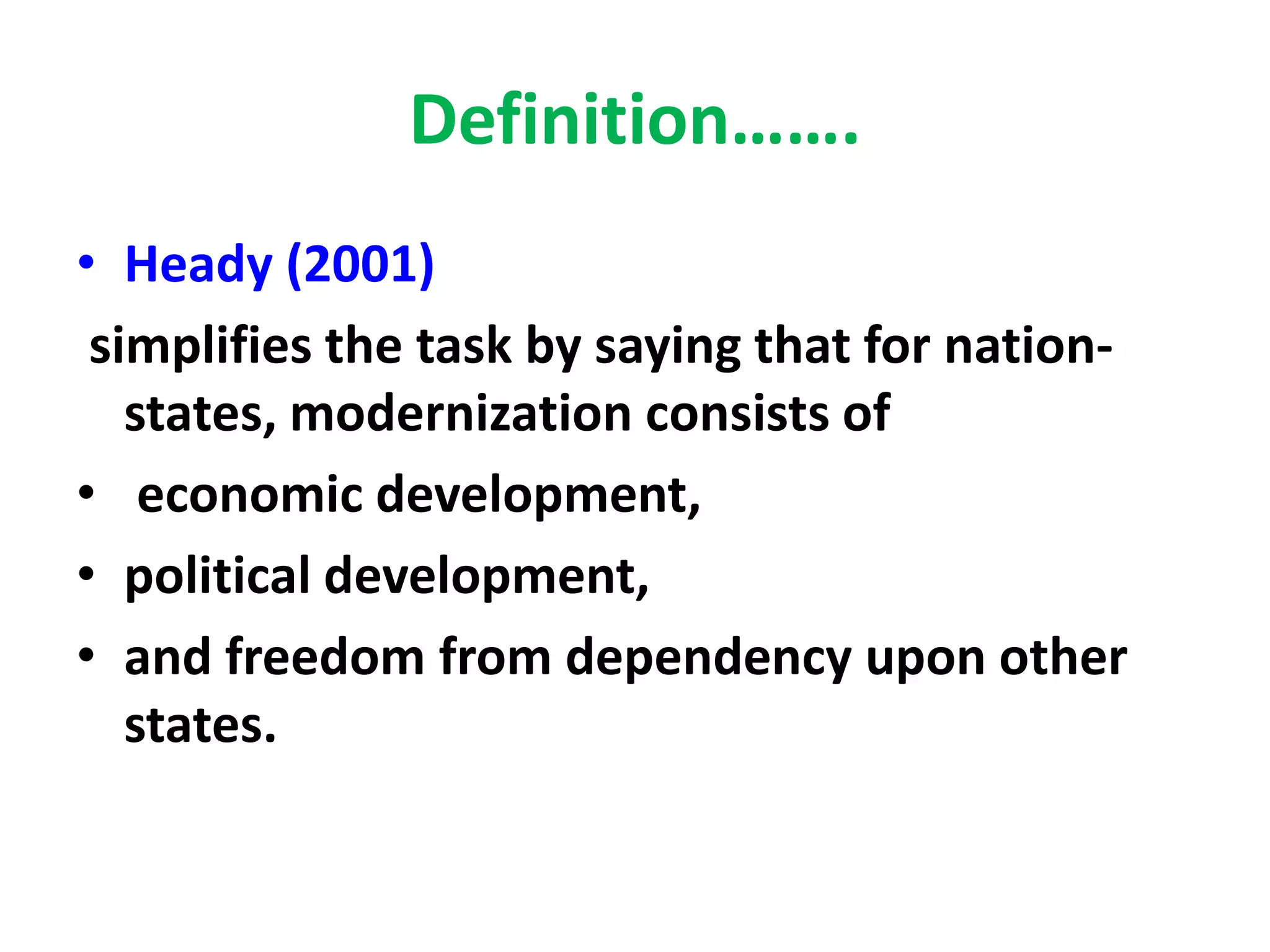 Modernization | PPTX