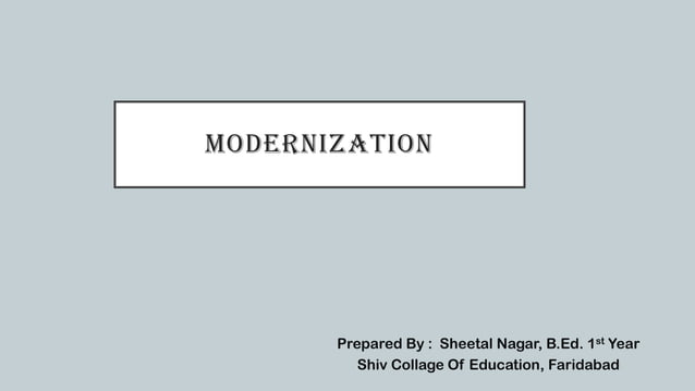 Modernization.PPT