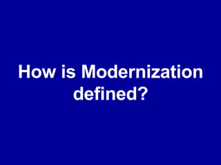Modernization Theory | PPT
