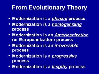 Modernization Theory | PPT