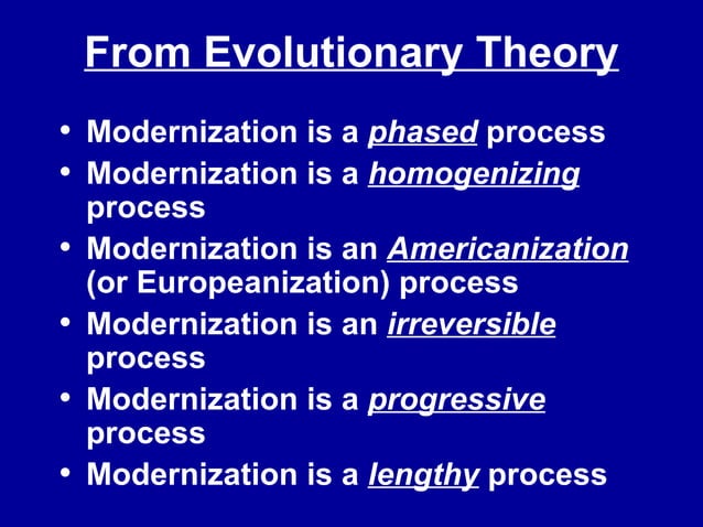 Modernization Theory | PPT | Science