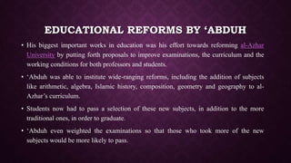 Modernization and reform movements in Muslim education | PPT