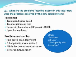 Modernization of NTUC income | PPTX