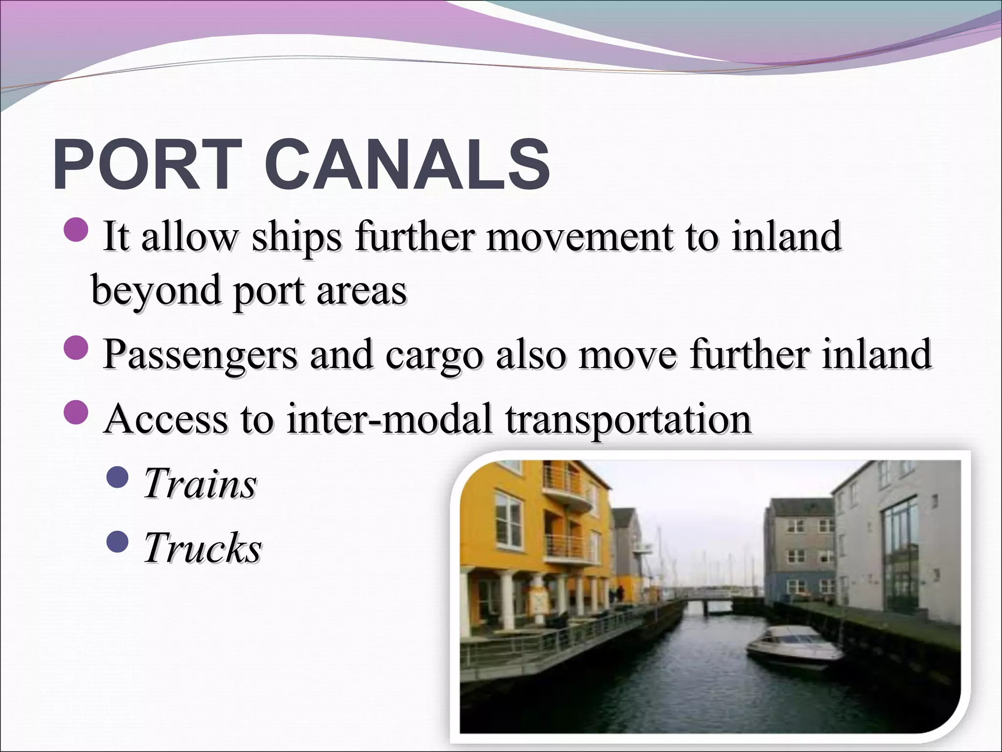 Modernization of ports | PPT