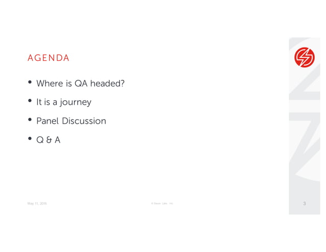Transitioning From Traditional To Modern Qa Ppt