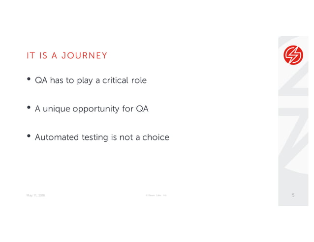 Transitioning from Traditional to Modern QA | PPT