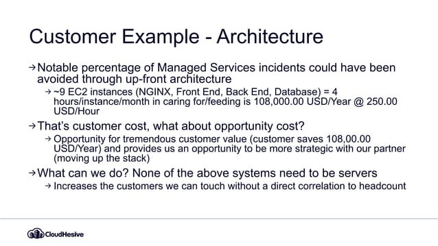 Modernization of your AWS based SaaS platform | PPT