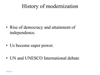 Modernization theory | PPTX