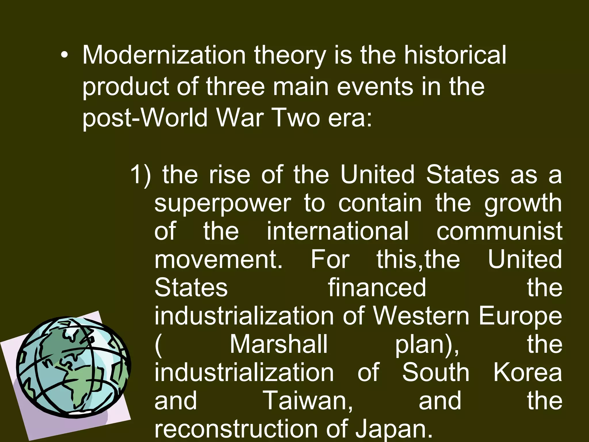 A Presentation on Modernization theory | PPT