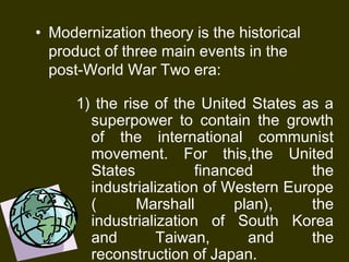 A Presentation on Modernization theory | PPT
