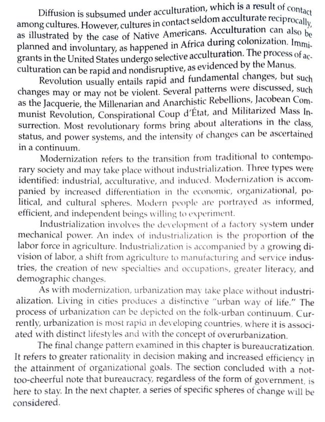 Modernization, urbanization, bureaucratization | PDF