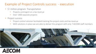 Modernize project controls to ensure project success aecom | PPTX