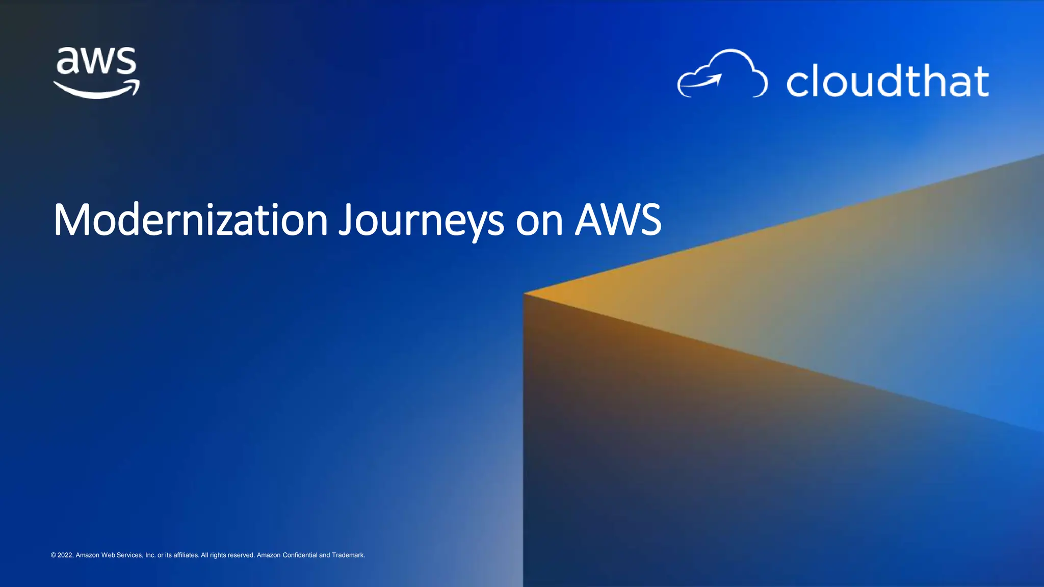 Modernize your application & Infrastructure with AWS Cloud.pptx