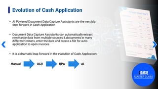 Modernizing cash application with the 3A's automation analytics and AI ...