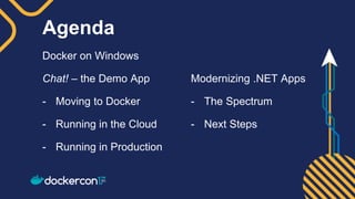 DockerCon 17 EU: Modernizing .NET Apps with Docker | PPT