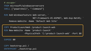 DockerCon 17 EU: Modernizing .NET Apps with Docker | PPT