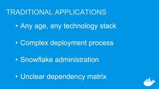Modernizing Traditional Apps with Docker Enterprise Edition | PPT