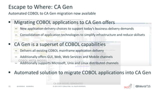 Modernizing COBOL Applications with CA GEN | PDF