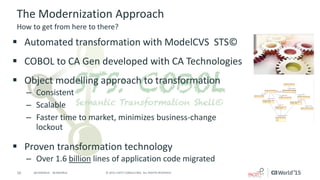 Modernizing COBOL Applications with CA GEN | PDF