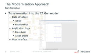 Modernizing COBOL Applications with CA GEN | PDF