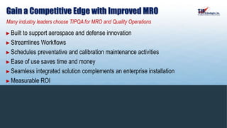 Modernizing complex MRO processes | PPT