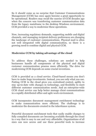 Modernizing Customer Communications Management (Ccm) in the Cloud.pdf
